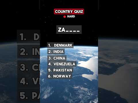 Only 1 Percent Can Name All These Countries!