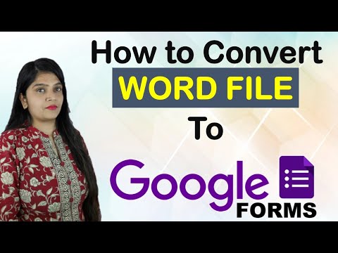 How to convert word doc to Google Form | Word Doc se Google Form kaise bnaye | doc to Google Form