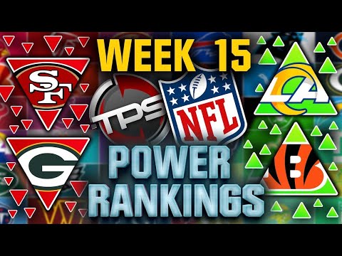 2024 NFL Power Rankings! Week 15 Edition!