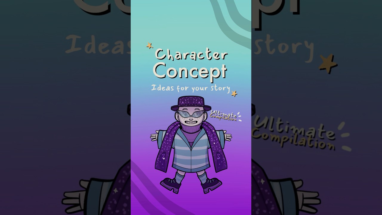 a compilation of character concepts to add to your stories 10 🔮🫐 #art #oc #originalcharacter