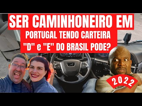 PRECISO TER CATEGORIA "C" PARA TROCAR CARTA MOTORISTA PARA SER CAMINHONEIRO PORTUGAL TENHO SÓ A "E"