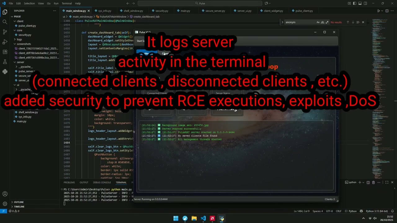Pulse — The Python RAT That Will Change EVERYTHING!