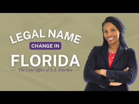 Legal Name Change in Florida