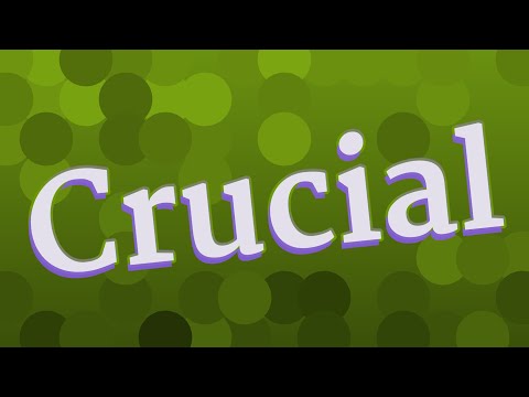 CRUCIAL pronunciation β’ How to pronounce CRUCIAL