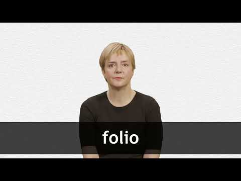 English Translation of “FOLIO” | Collins Spanish-English Dictionary
