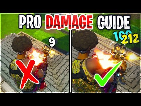 HOW TO DO MORE DAMAGE FORTNITE: PRO SHOTGUN 100% ACCURACY EXPLAINED ...