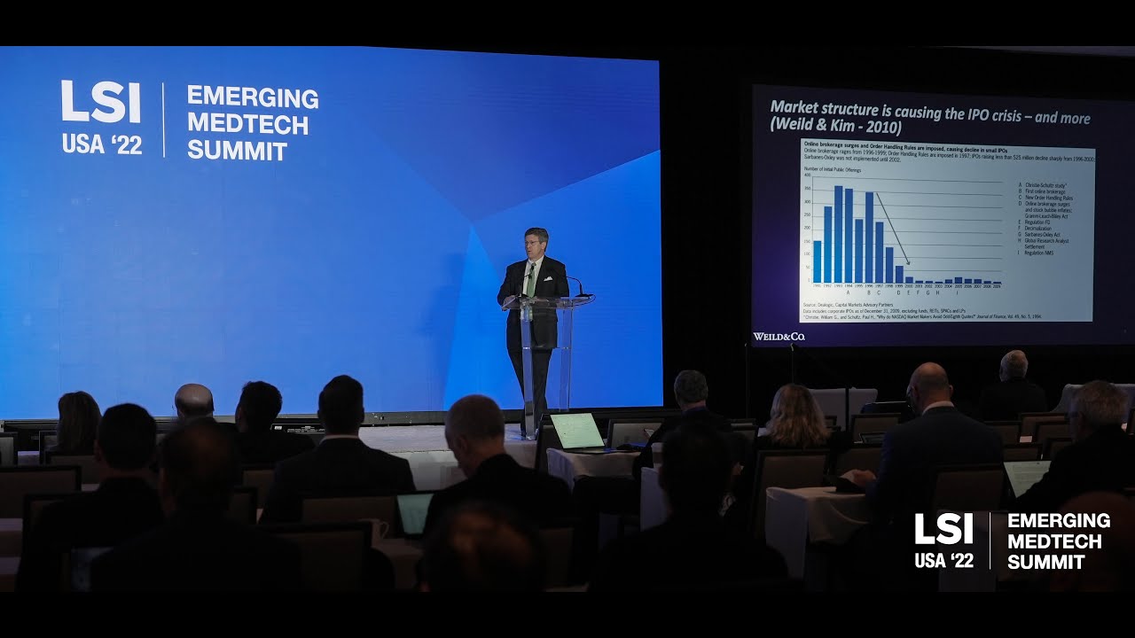 Medtech Capital and the New Frontier, David Weild IV, Weild & Co., Vice ...