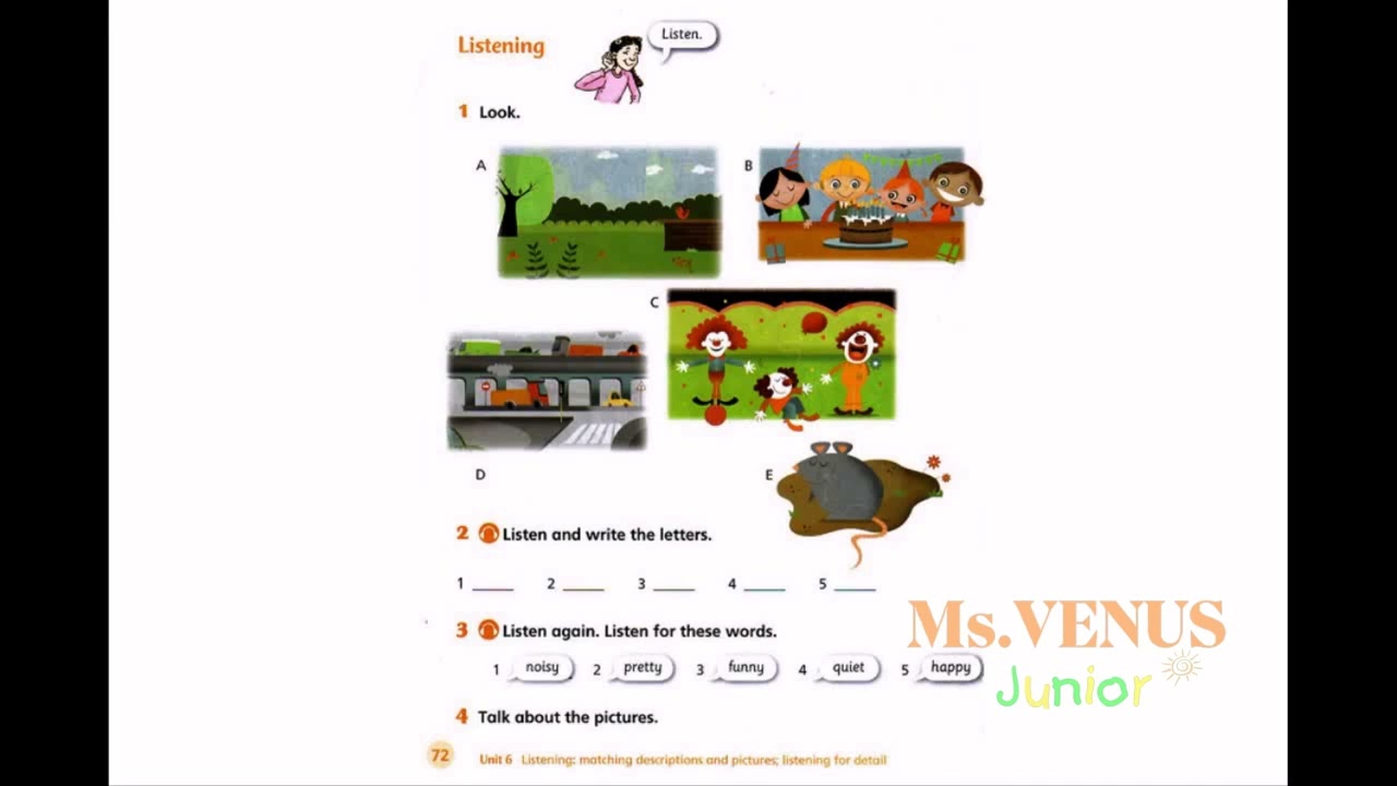 English World 1 Unit 6 p72