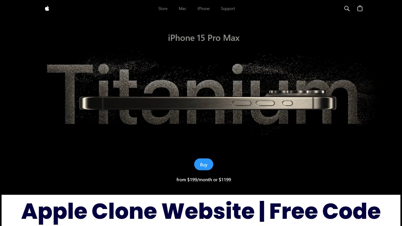 React JS Project: Apple Clone Website Using React js || FREE source code