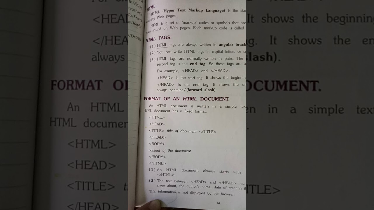 Std:7 Sub:Computer Ch:2 HTML An Introduction (Part:1) Sem-2