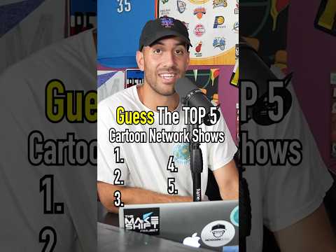 GUESS THE TOP 5 CARTOON NETWORK SHOWS!! #shorts #top5 #cartoons #tvshow #guessinggame
