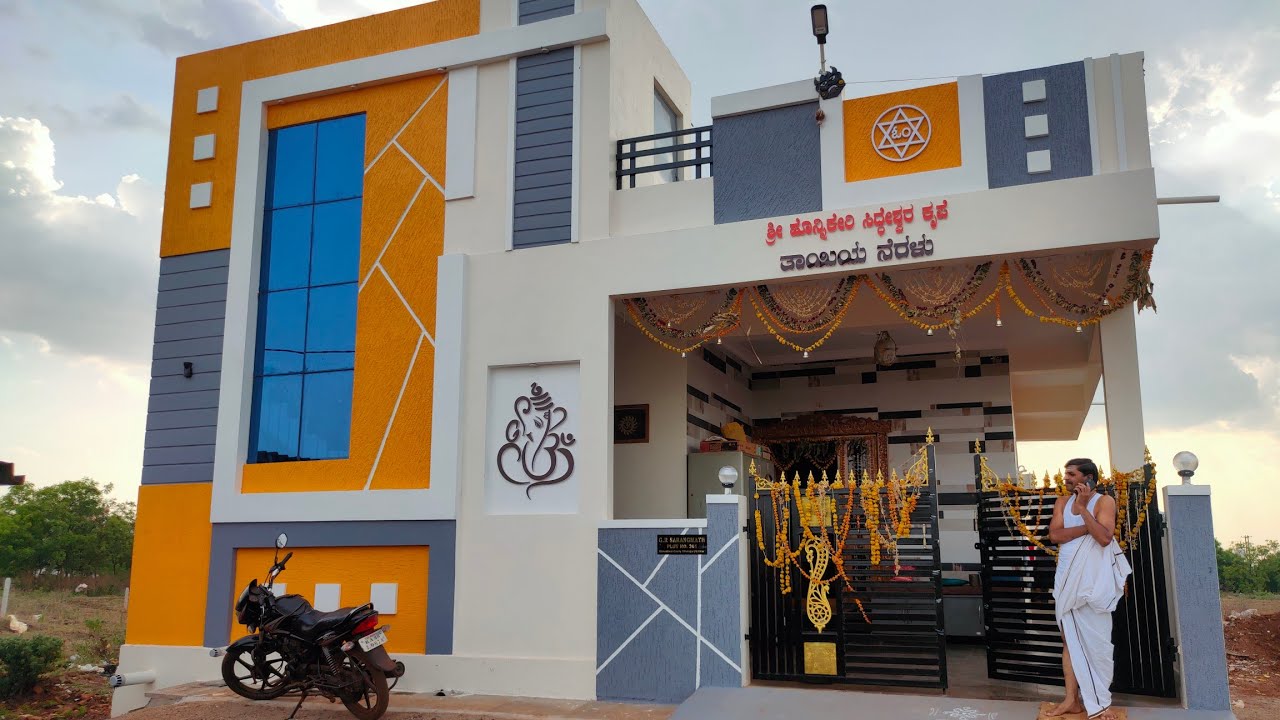 Single Floor 39 by 40 feet Front elevation design