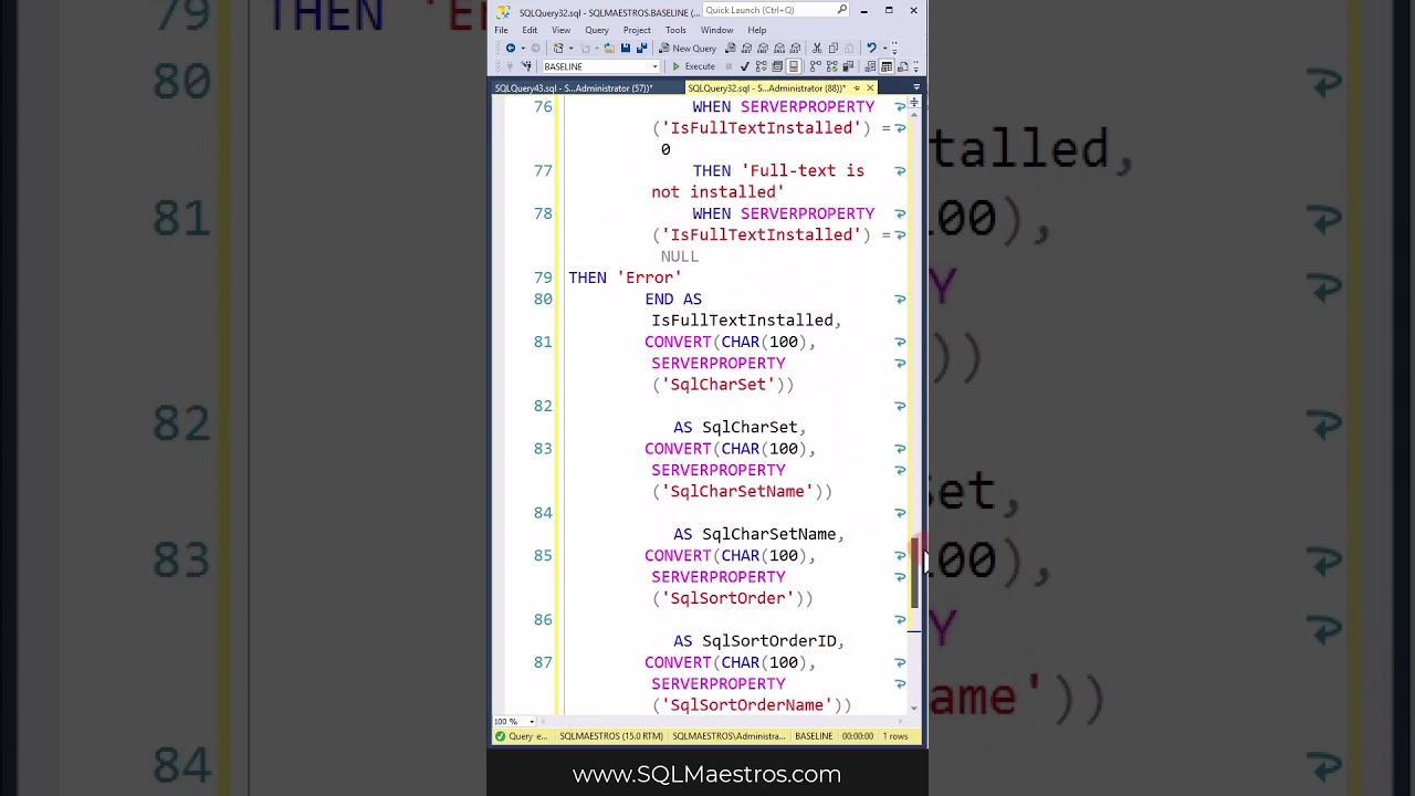 Server & Instance Details - SQL Server Training, SQL Server Video Courses, SQL Server Learning ...