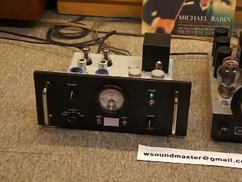 W Front Meter Type Tube Preamp & W Round-arch Type 300B PP Power Amps Performance (Classic Music LP)