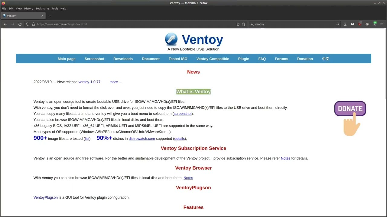 Ventoy A New Bootable USB Solution