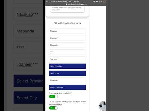 Tutorial on how to apply for e-learning learnership program.