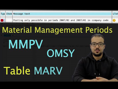 SAP S4HANA: 3 Ways to Open Material Management Periods: MMPV, OMSY, and Edit MARV