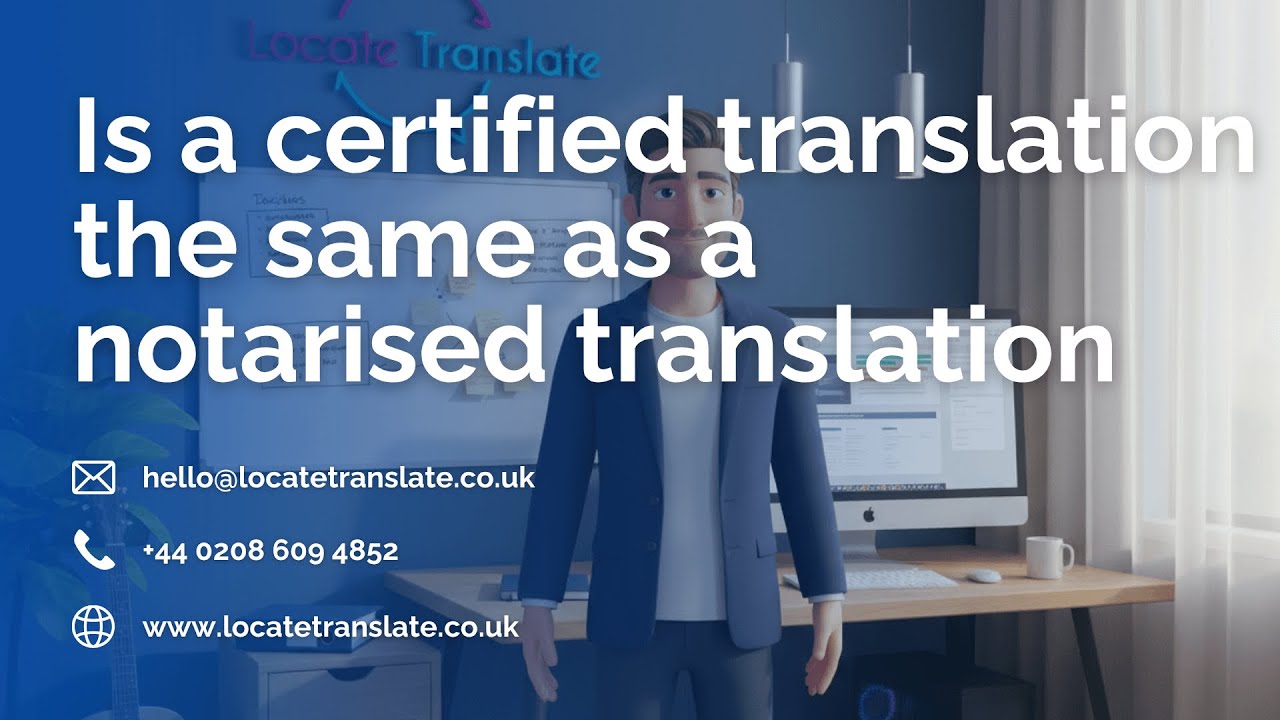 Certified vs Notarised Translation: What’s the Difference?