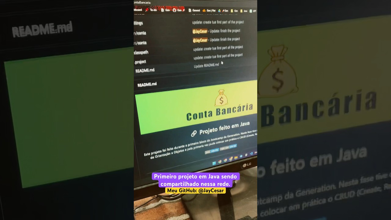 Projeto em Java usando CRUD #programmig #day05 #spring #github #git #java #backend