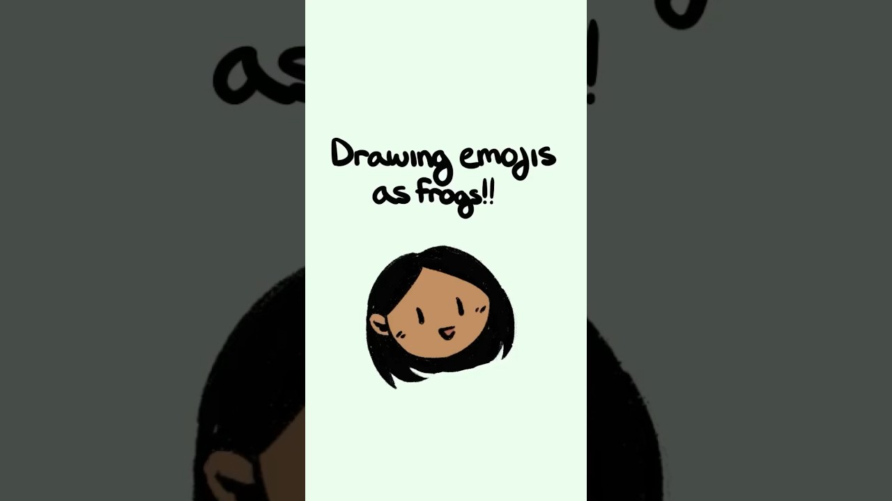 Emoji Frog Friday!!🐸 #frog #frogfriday #artmeme #digitalart #frogart #animationmeme