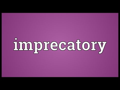Imprecatory Meaning