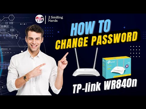 How to change wifi password tp link tl-wr840n router setup