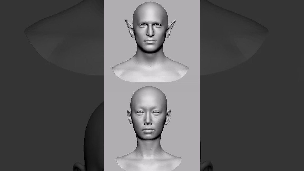 Morph 2 heads ZBRUSH