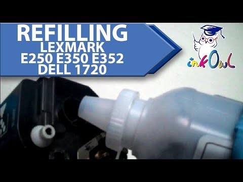 How to Refill Lexmark E250, E350, E352, and Dell 1720 Toner Cartridges