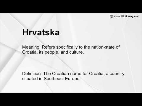 Hrvatska Meaning