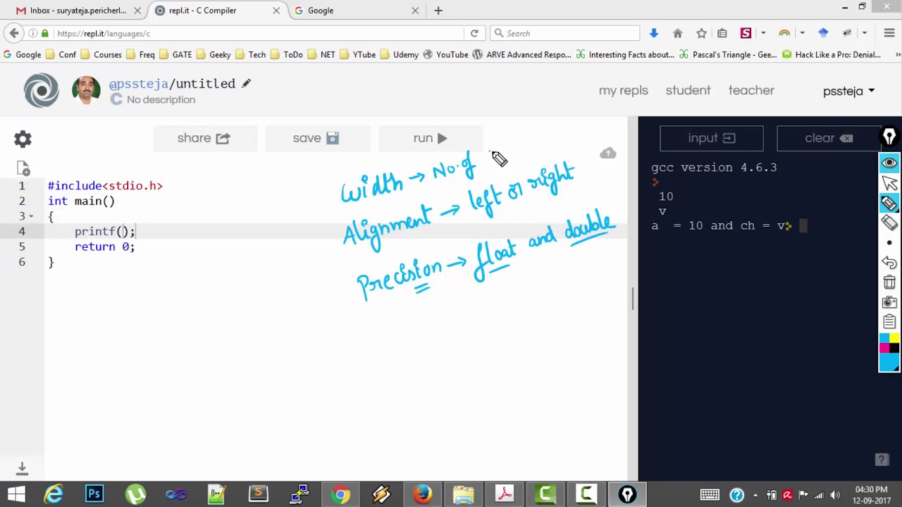 C Programming Basics Video Lectures Startertutorials