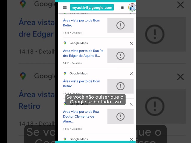 Como fazer para o Google Maps não saber onde você esteve