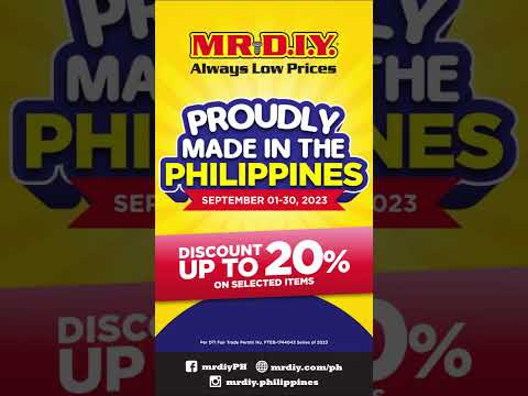 Support brands and products that are proudly made in the Philippines | MR DIY Philippines