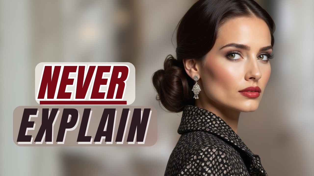 8 Things Elegant People Never Explain (And Why They Command Respect)