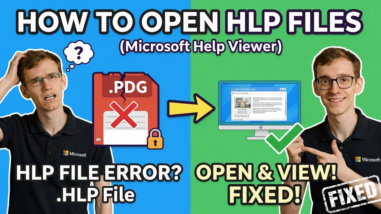 How to Open HLP Files (Microsoft Help Viewer)