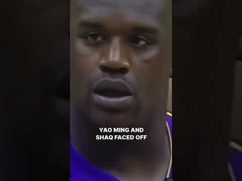 Shaq tried to bully Yao Ming and got destroyed! #shorts