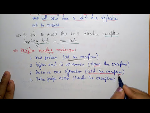Learn Exception handling in c | Part 1 3 | Introduction | OOPs in C | Lec 46 | Bhanu Priya ...