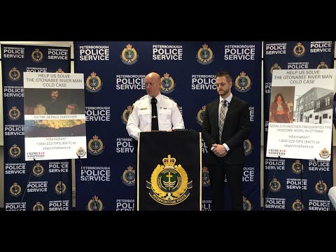 Media Conference 1988 Cold Case Otonabee River Man