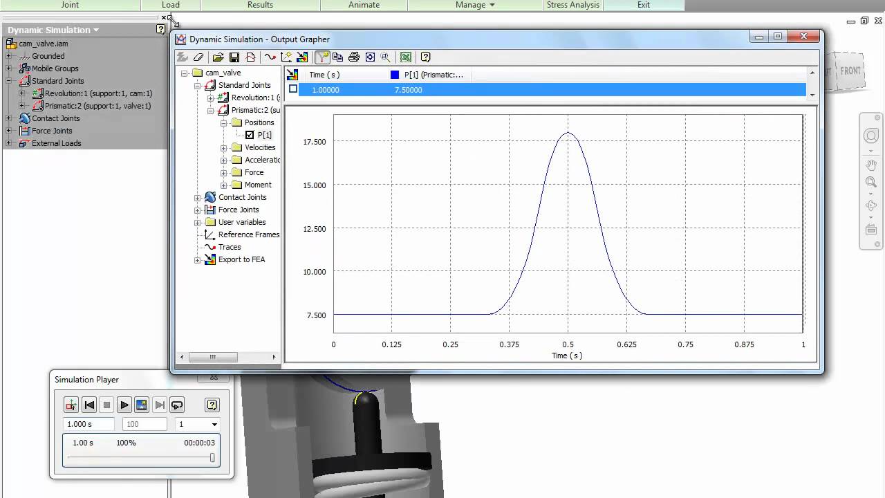 DS create cam lobe profile