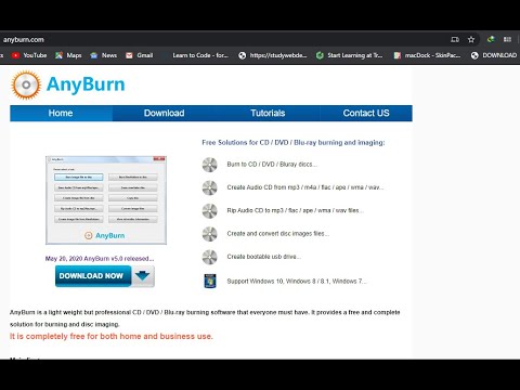 Creating Bootable USB Drive for Windows 10 using AnyBurn software