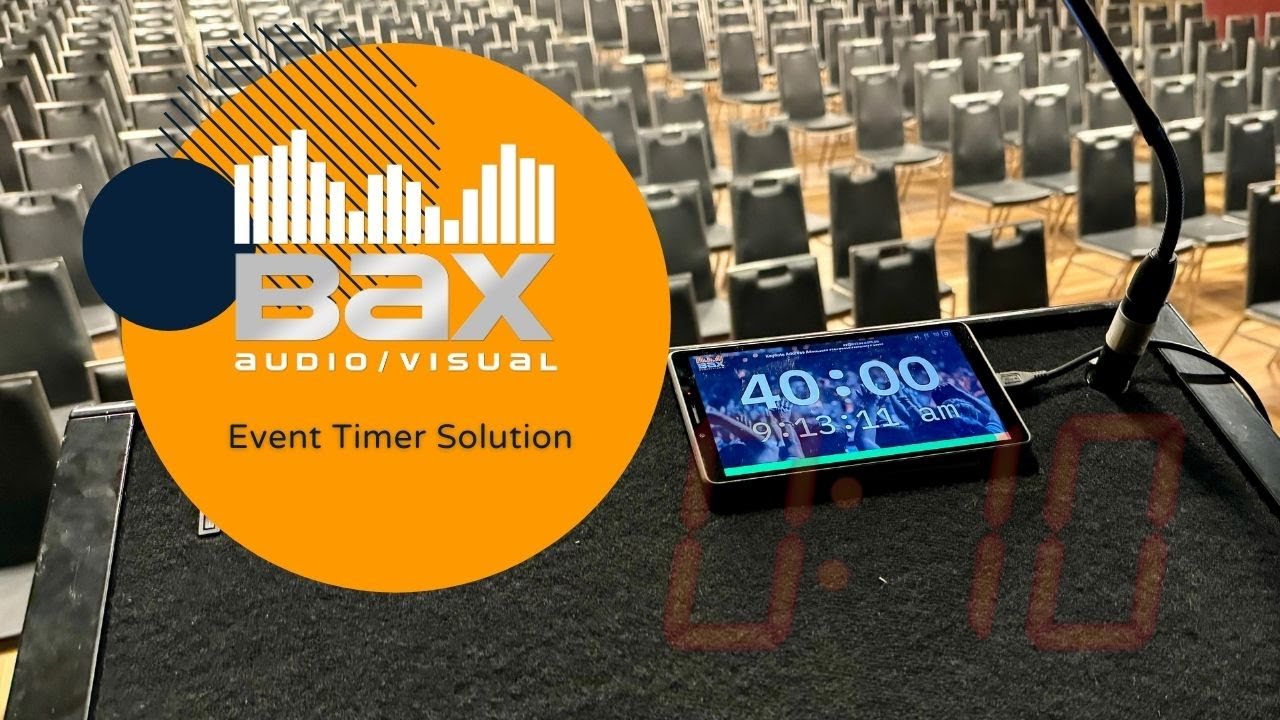 Professional stage timer options