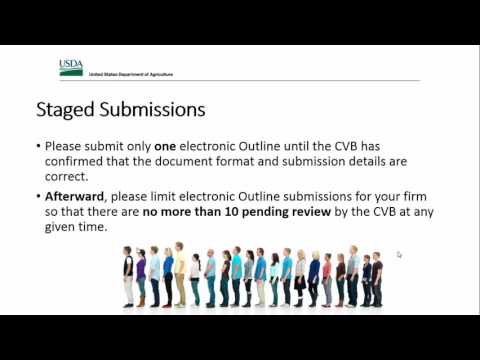 Submitting Outlines of Production and Special Outlines to the CVB