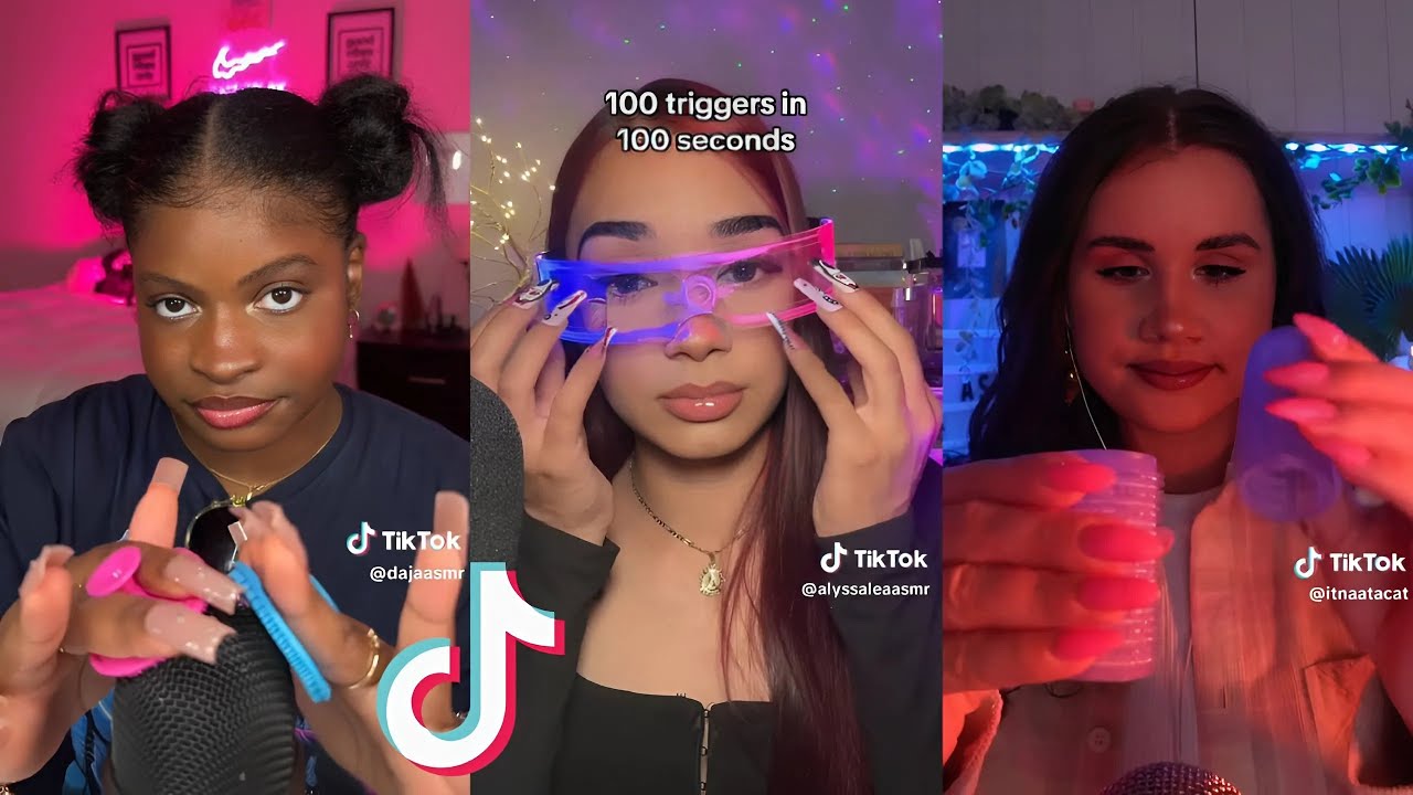 ASMR  | TIKTOK Compilation| Part 19 | ASMR for deep sleep