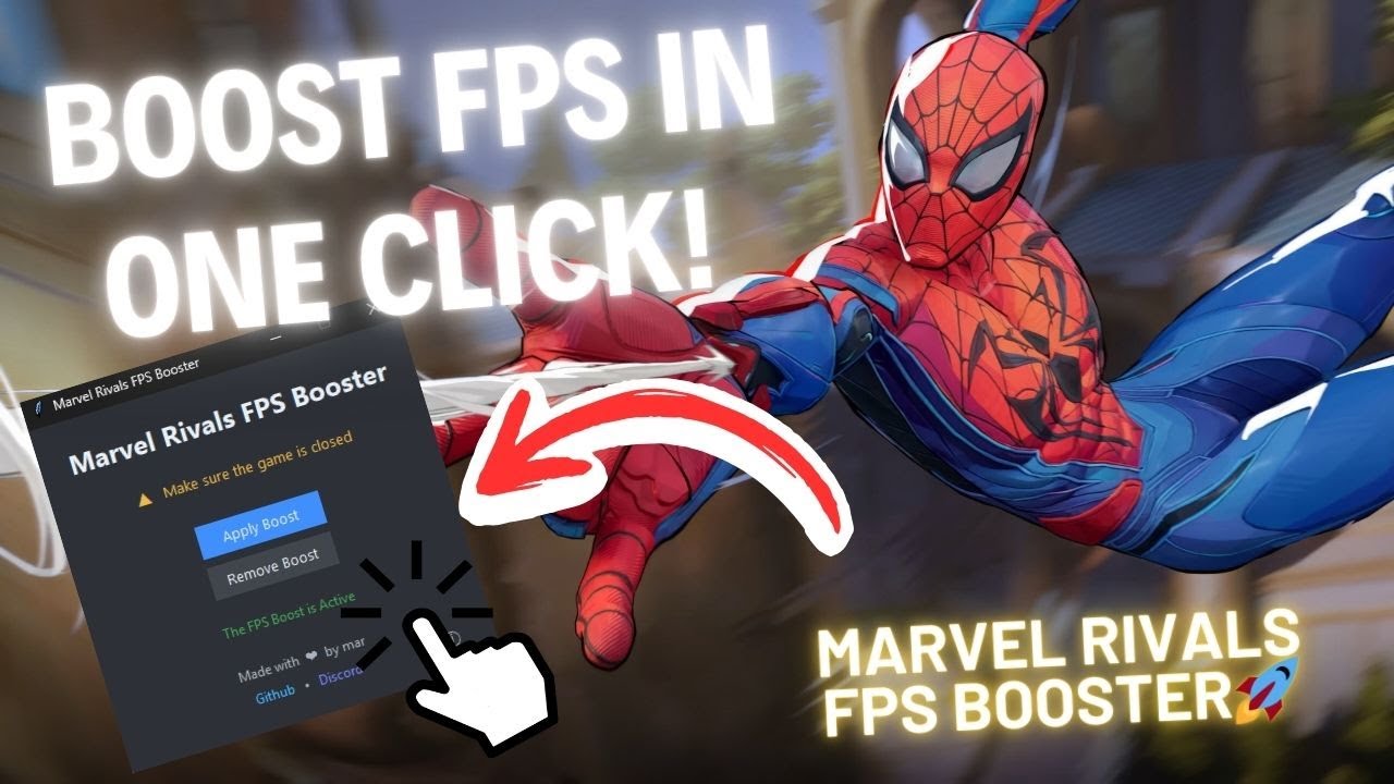 Boost Marvel Rivals FPS with Just ONE Click! (Easy & Free Tool) 🚀