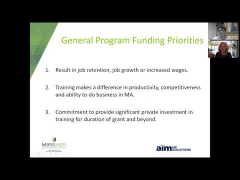 AIM & MassMEP Grant Info Session 6-24-2020