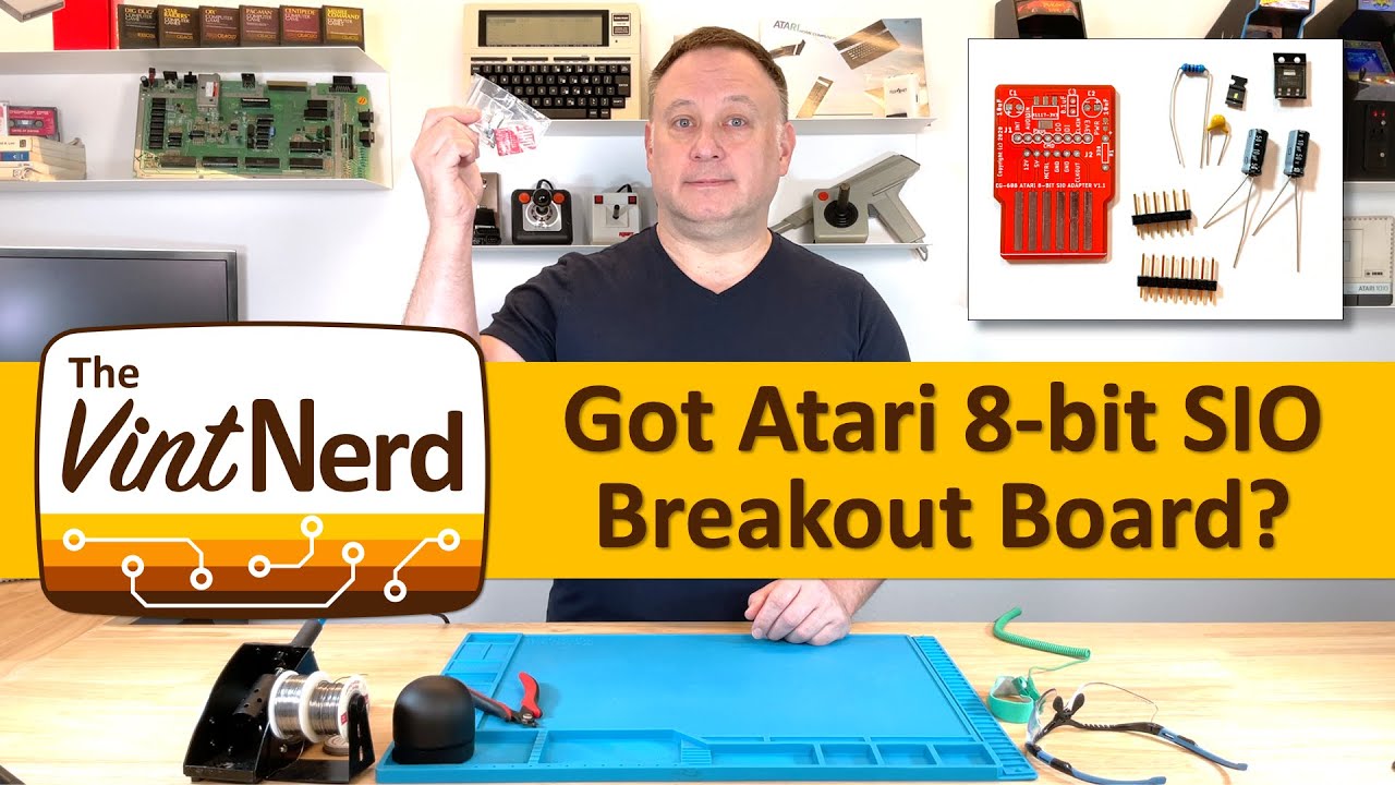 Checking out an Atari 8-bit SIO Breakout Board Kit