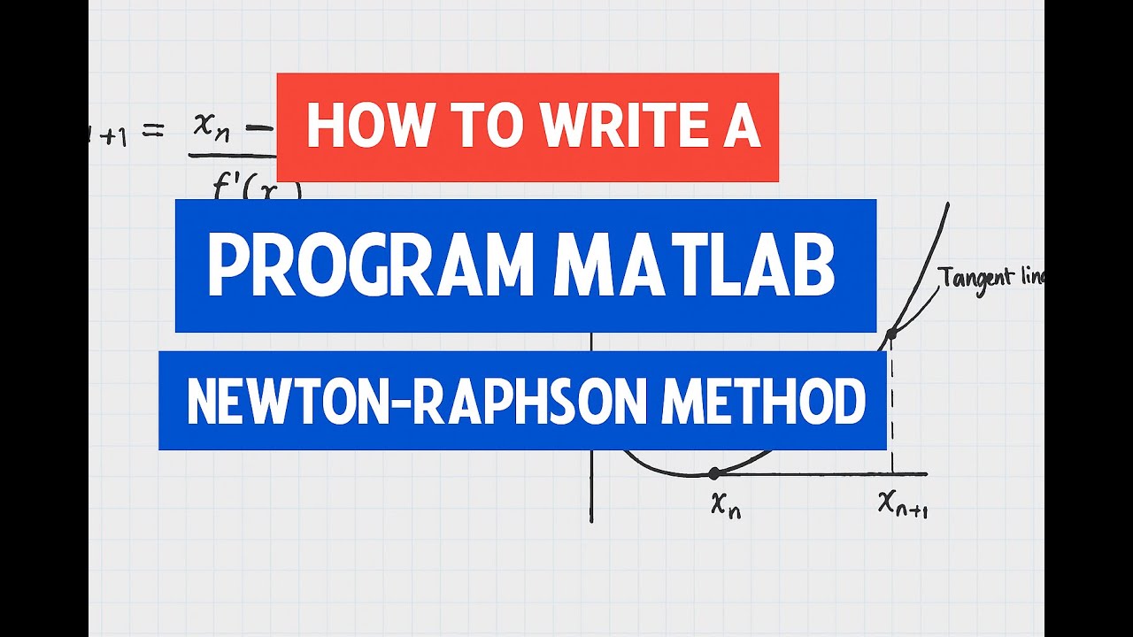 Newton-Raphson Method in MATLAB: Step-by-Step Programming Tutorial