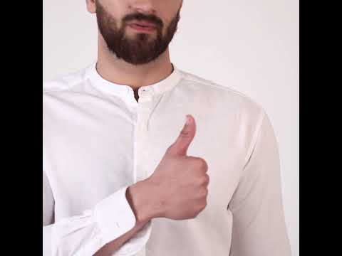 Turms The Zephyr | Stain Repellent & Anti Odour White Cotton Linen Shirt