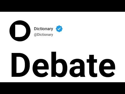 Debate Meaning In English