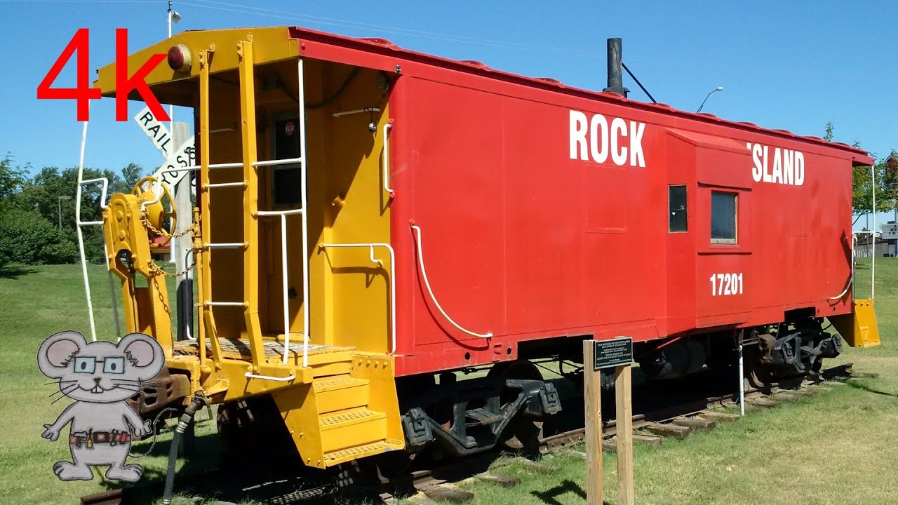 Caboose, Guymon, OK in 4K
