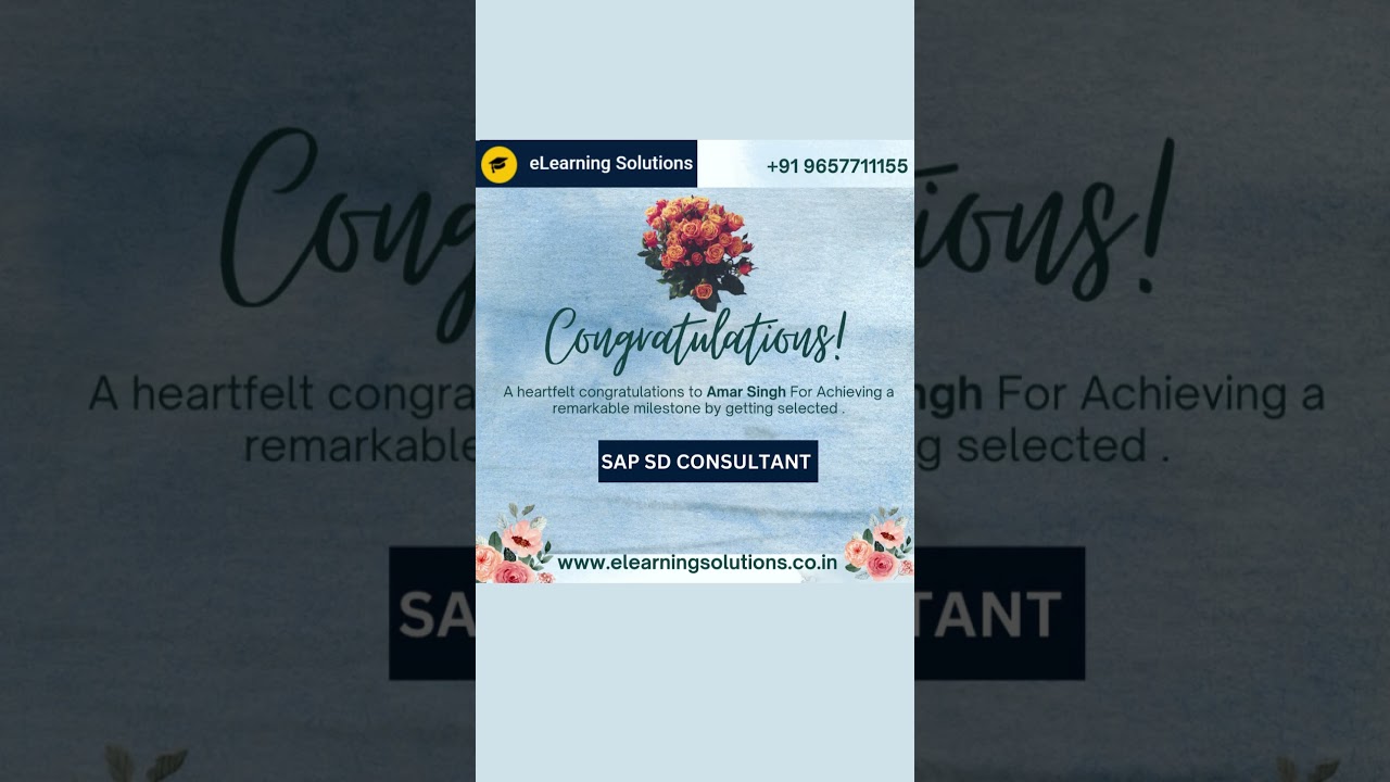 Build Your SAP Career with Expert Training at Elearning Solutions! 🚀